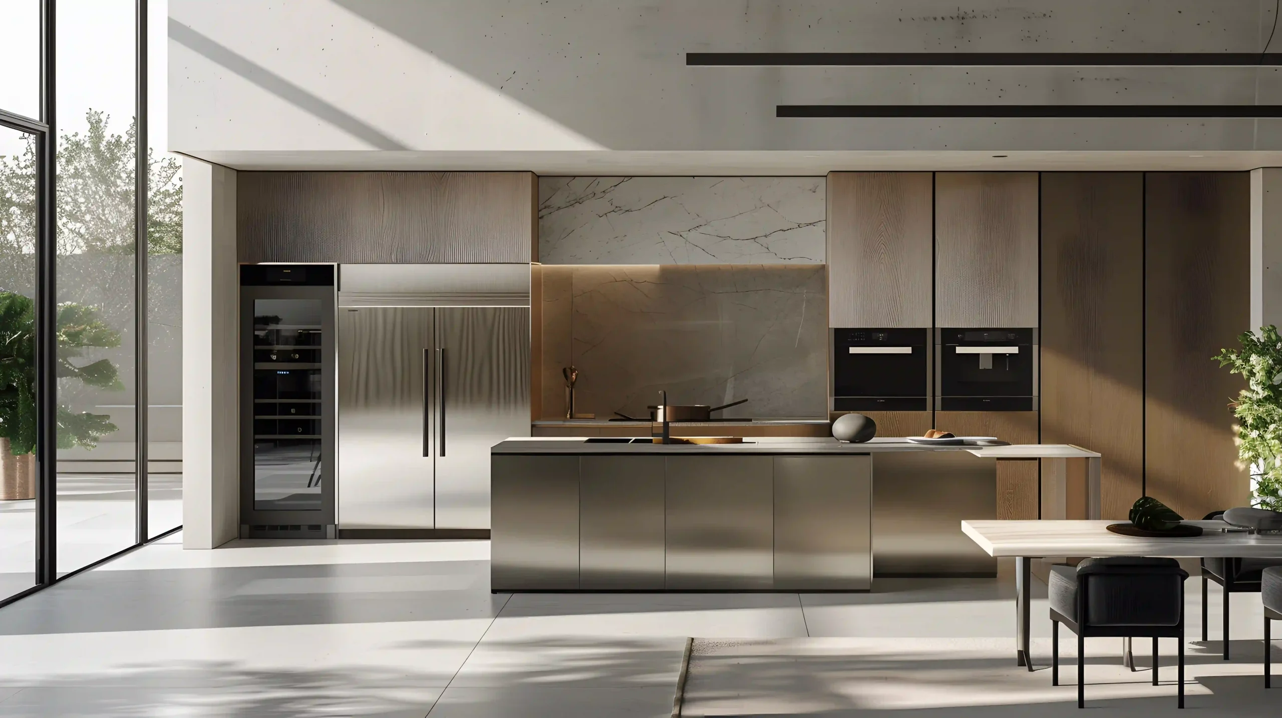 Using Mixed Materials in Kitchen Design: Wood, Metal, and Stone ...
