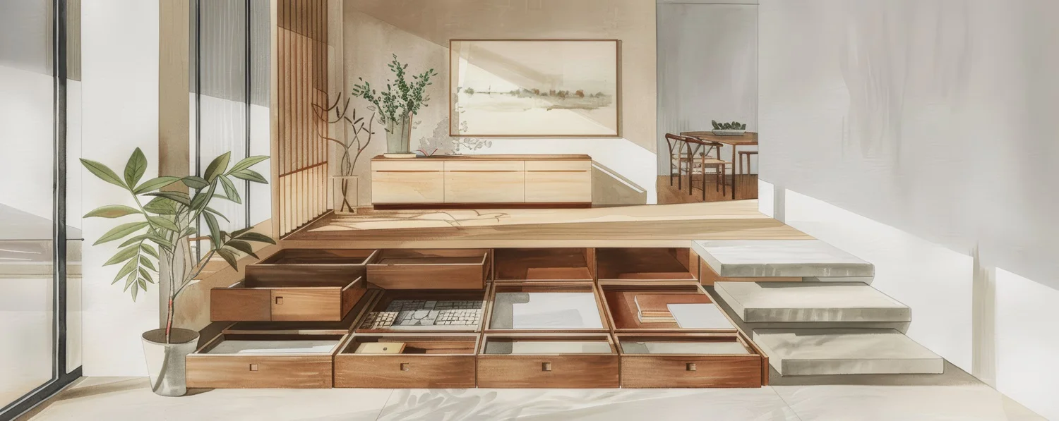 Hidden Wall Storage Ideas: How to Make Hidden Storage Spaces in Your House - MATEX Bespoke ...